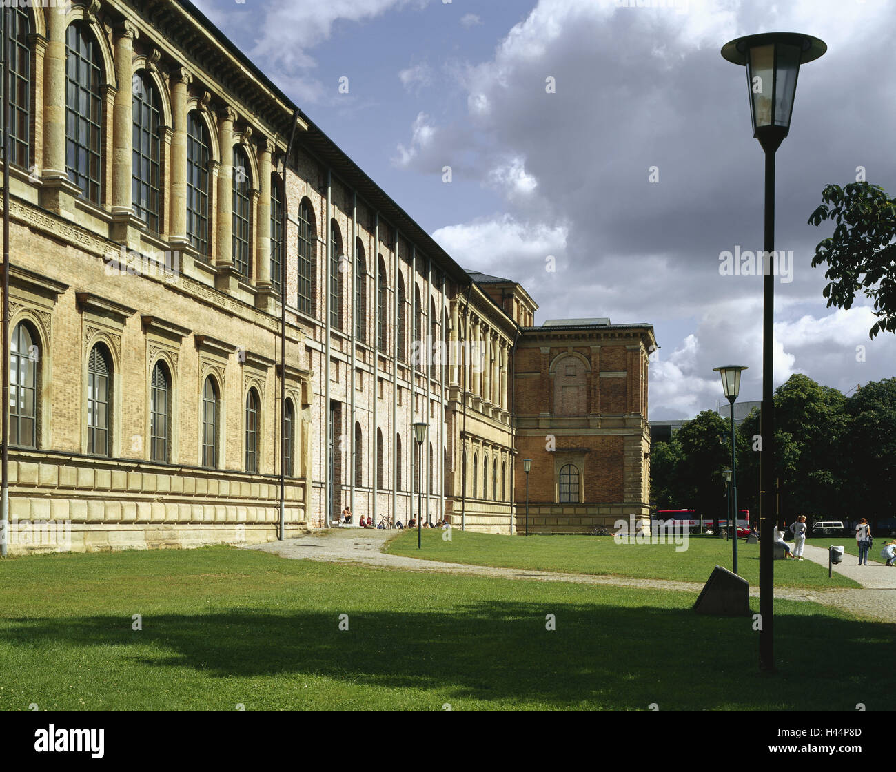 Germany, Bavaria, Munich, old picture gallery, outside, Upper Bavaria ...