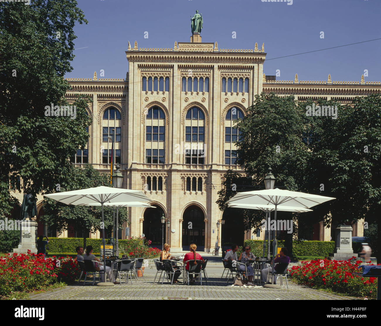 Germany, Bavaria, Munich, Maximilianstrasse, government building ...
