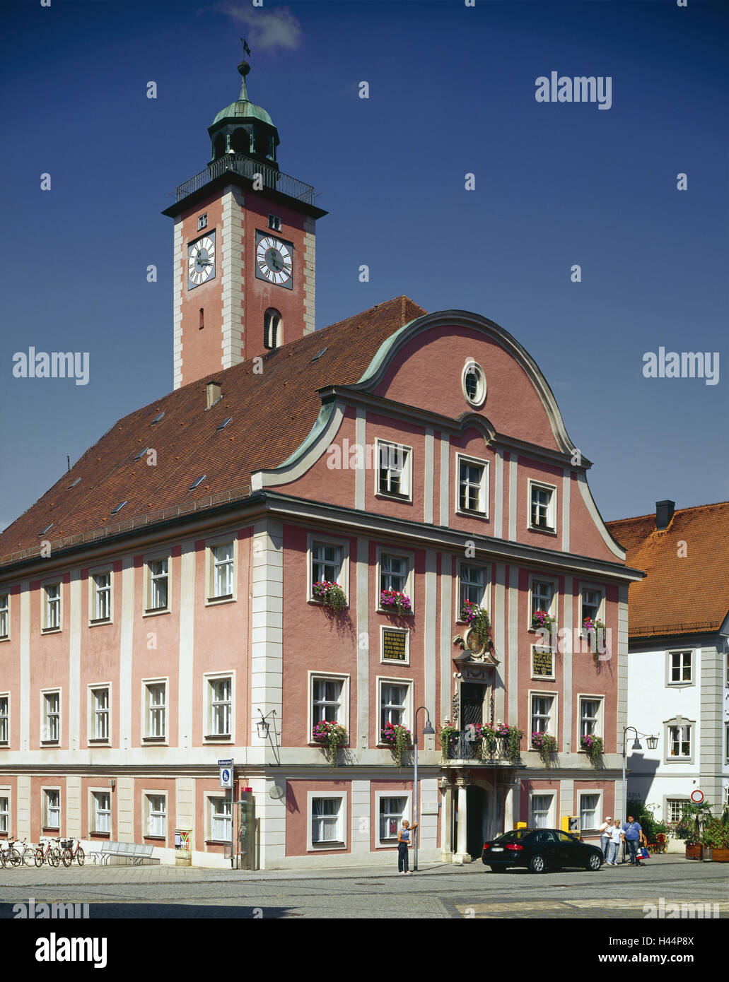 Germany, Bavaria, Eichstatt, city hall, town, university town ...