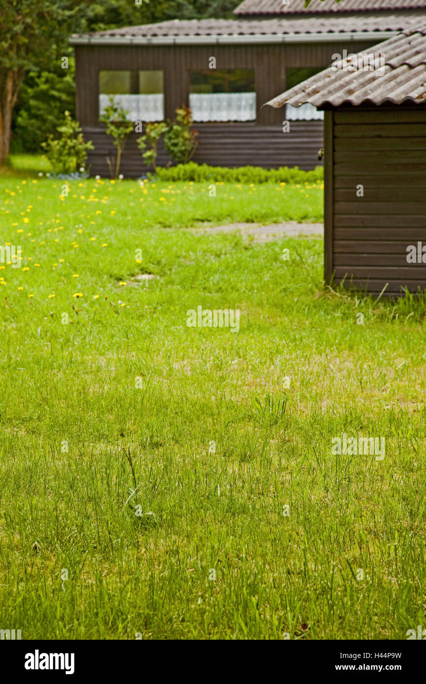 Garden, summer house, detail, blur, bower, arbour, garden small house ...