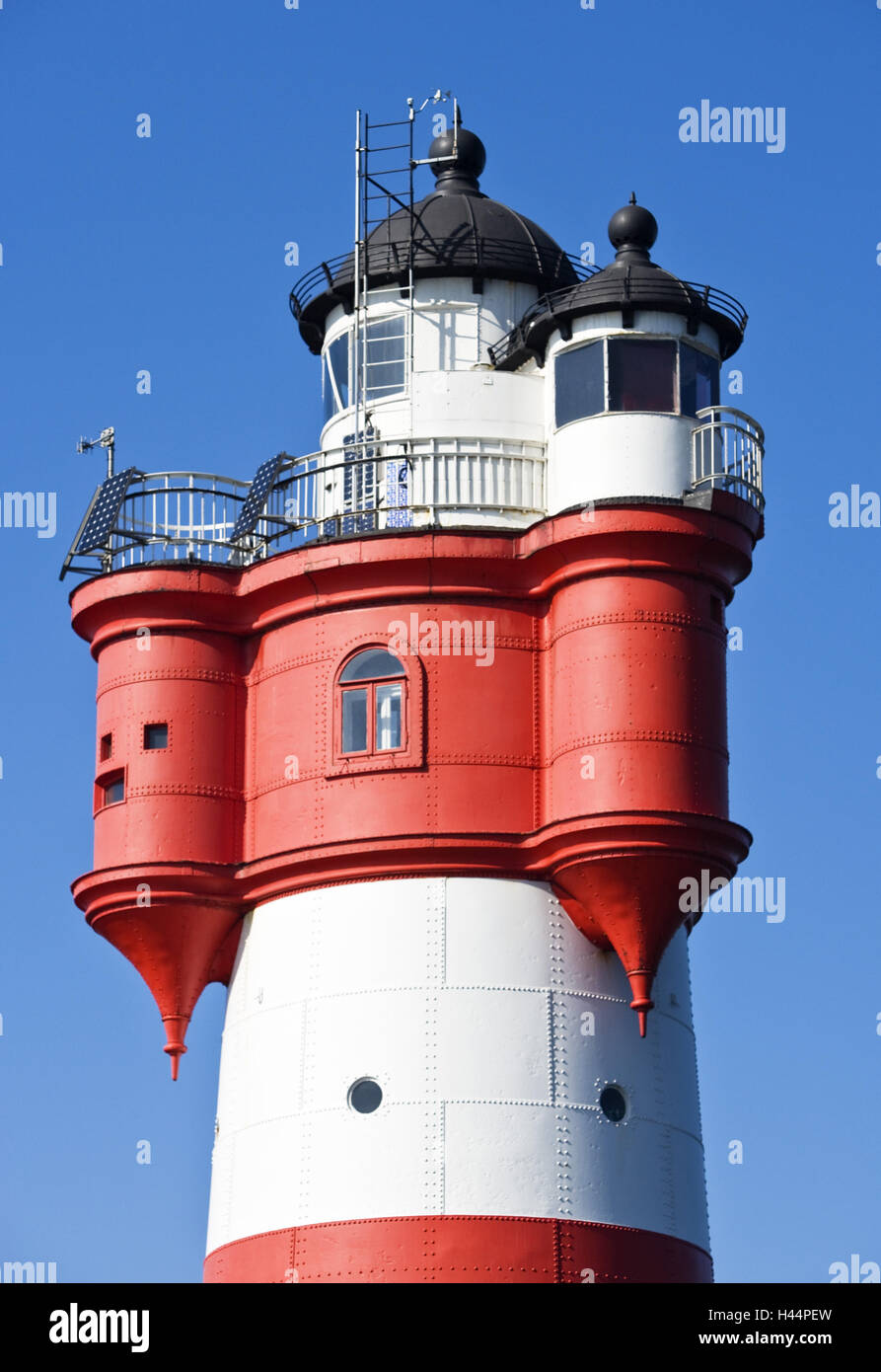 Detail, lighthouse of Reds Sand, the North Sea Stock Photo - Alamy