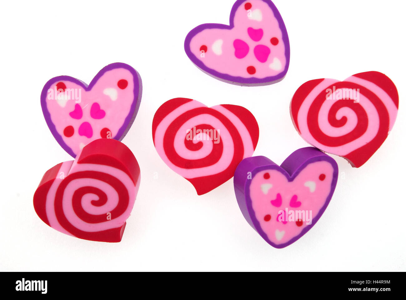 Elastic hearts, rubber, many, hearts, icon, love, common figureistic ...