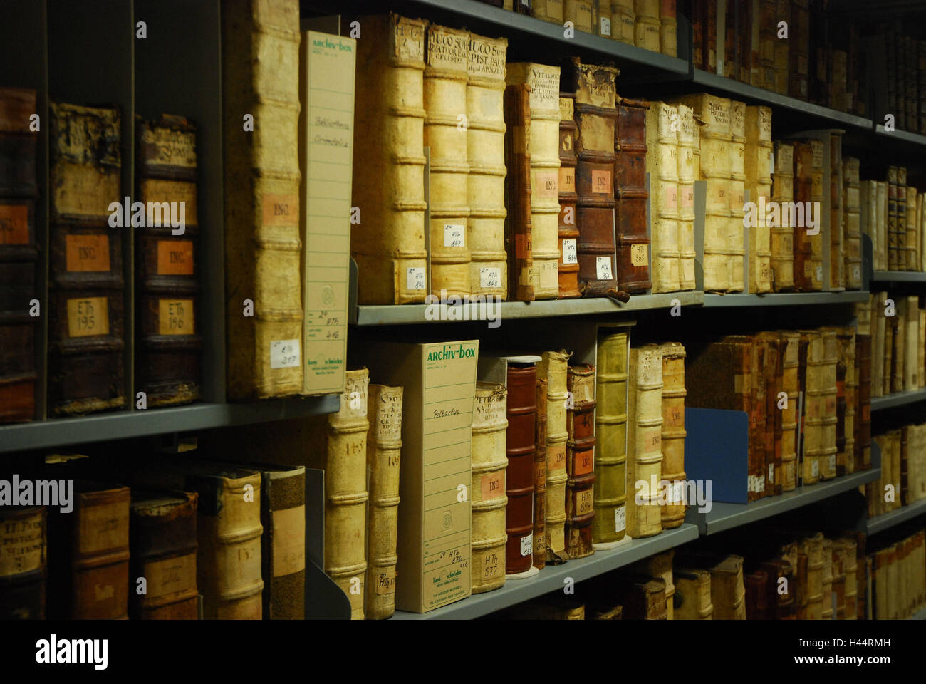 Germany, Saxony-Anhalt, Lutherstadt Wittenberg, university, library ...