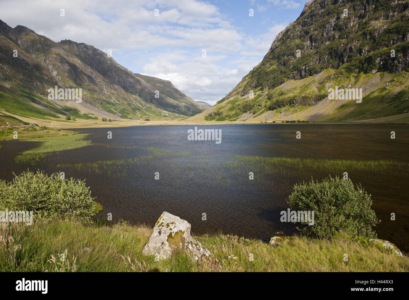 Great Britain, Scotland, highlands, Glen Coe, lake, scenery Stock Photo ...