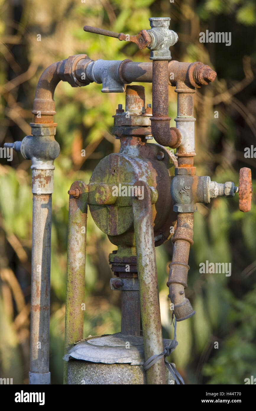 Water pipes, to pipe, rusty, old Stock Photo - Alamy