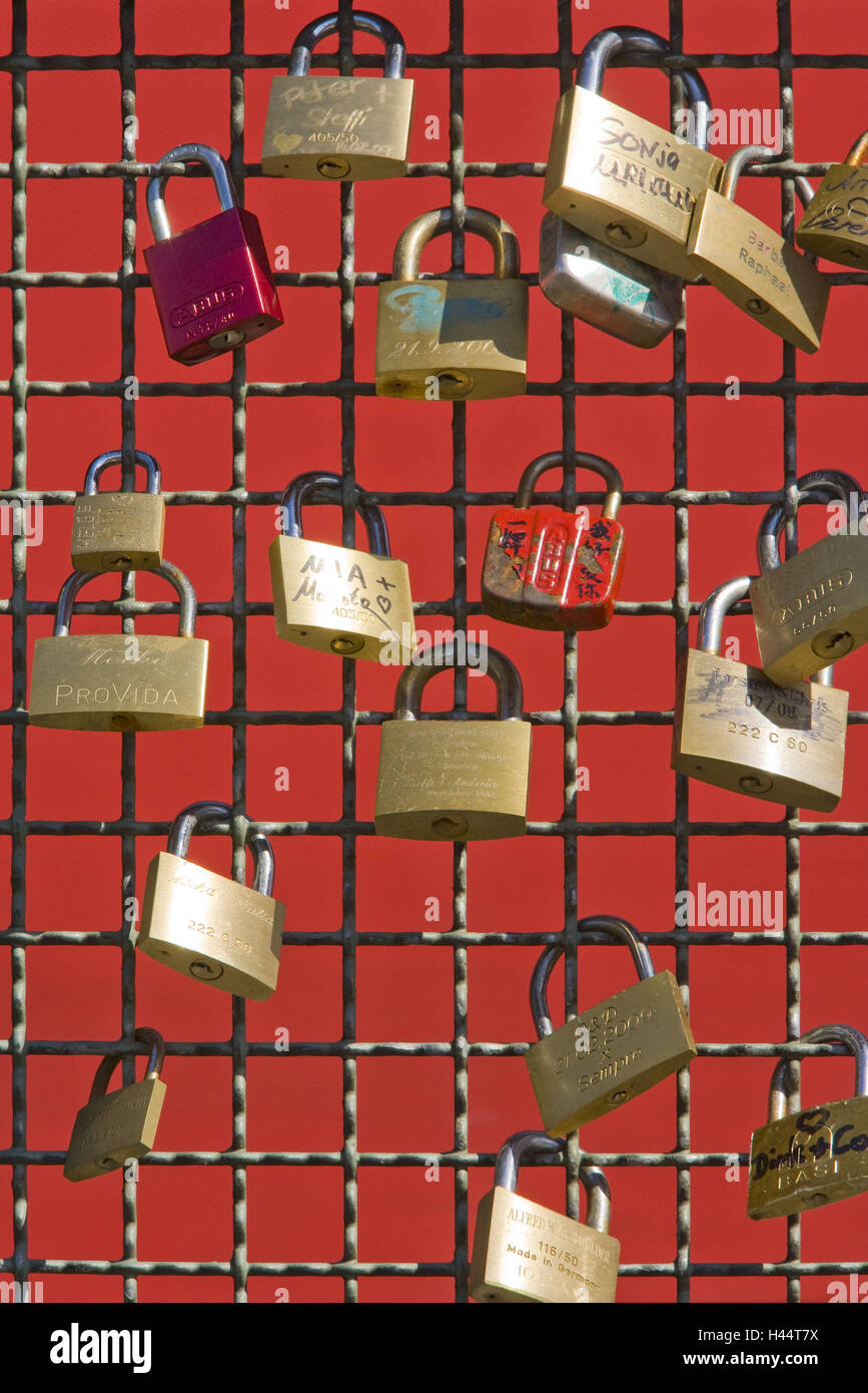 Grid, padlocks, names Stock Photo - Alamy