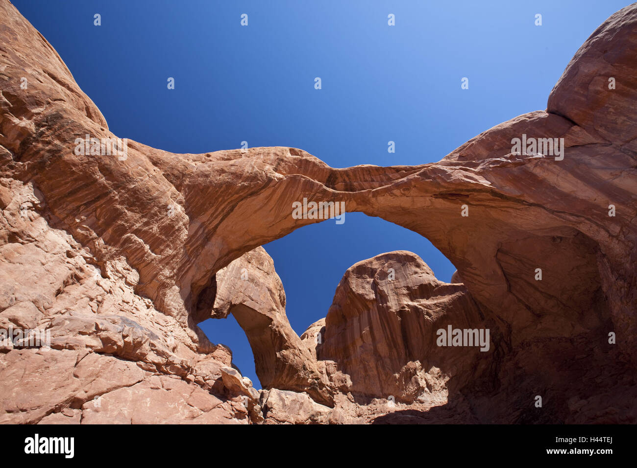 The USA, Utah, Colorado plateau, Arches Nationwide park, Devils guards ...