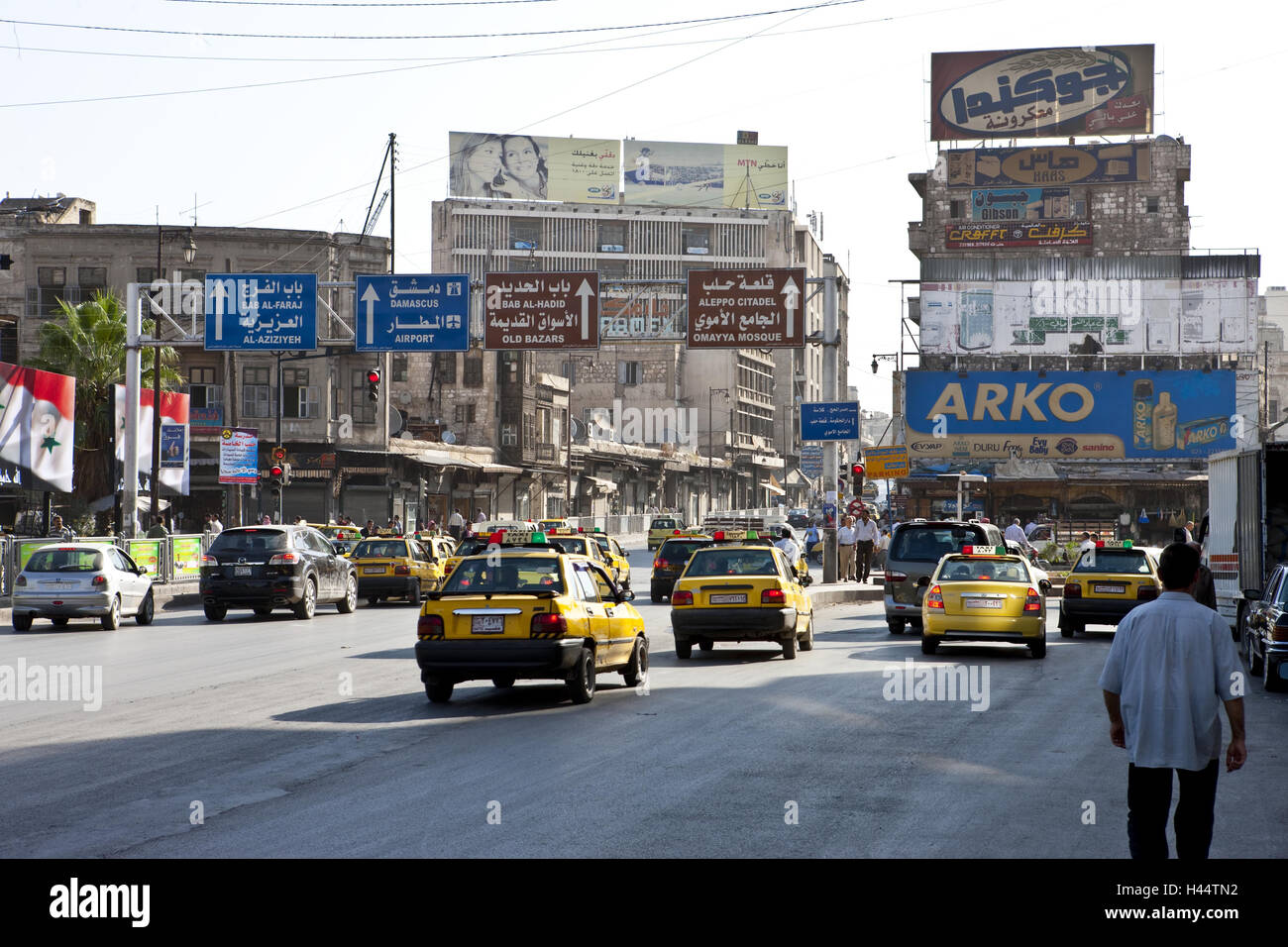 Syria, Aleppo, street scene Stock Photo - Alamy