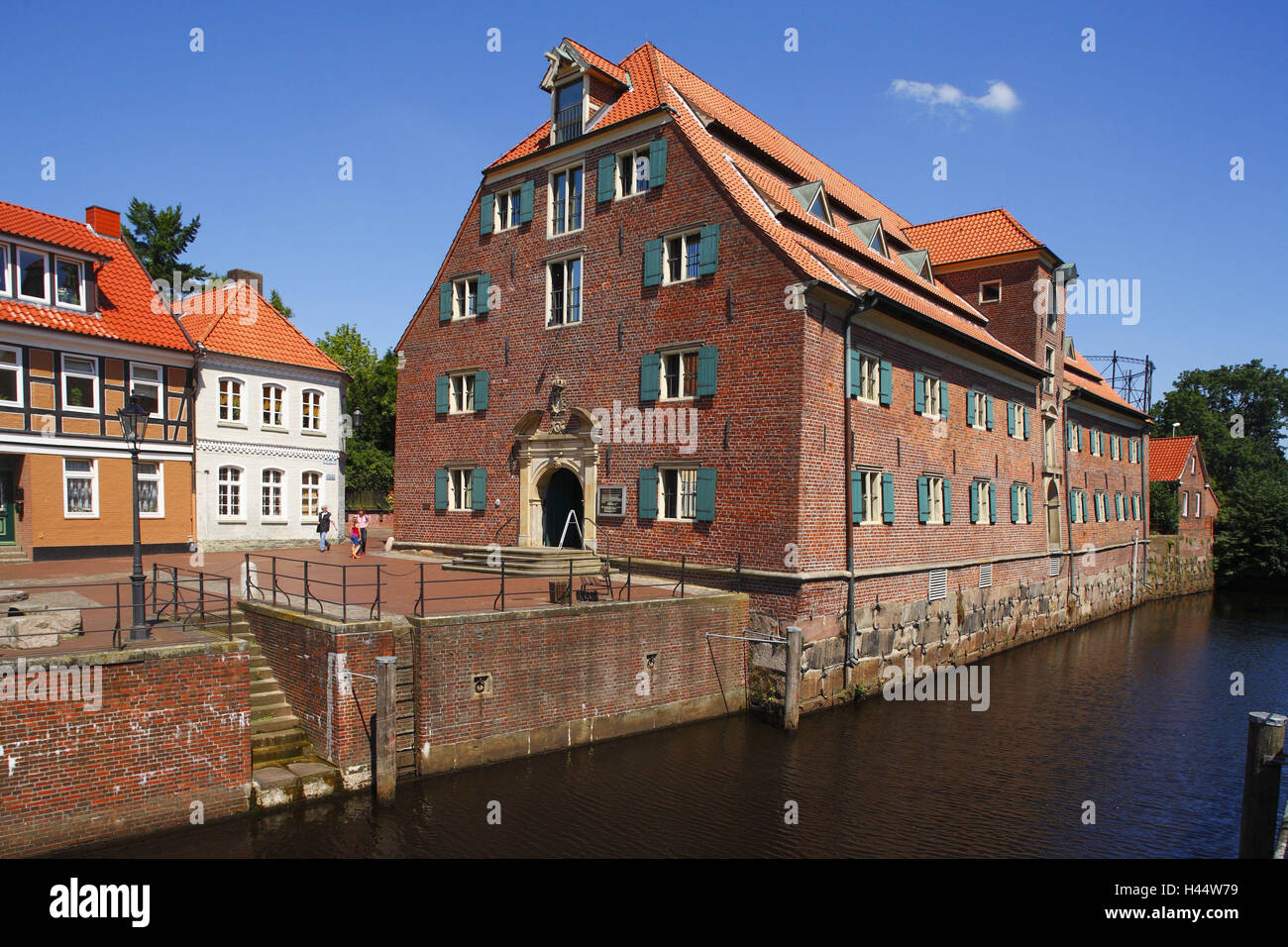 Germany, Lower Saxony, Stade, Sweden memory museum in the Hanse harbour ...