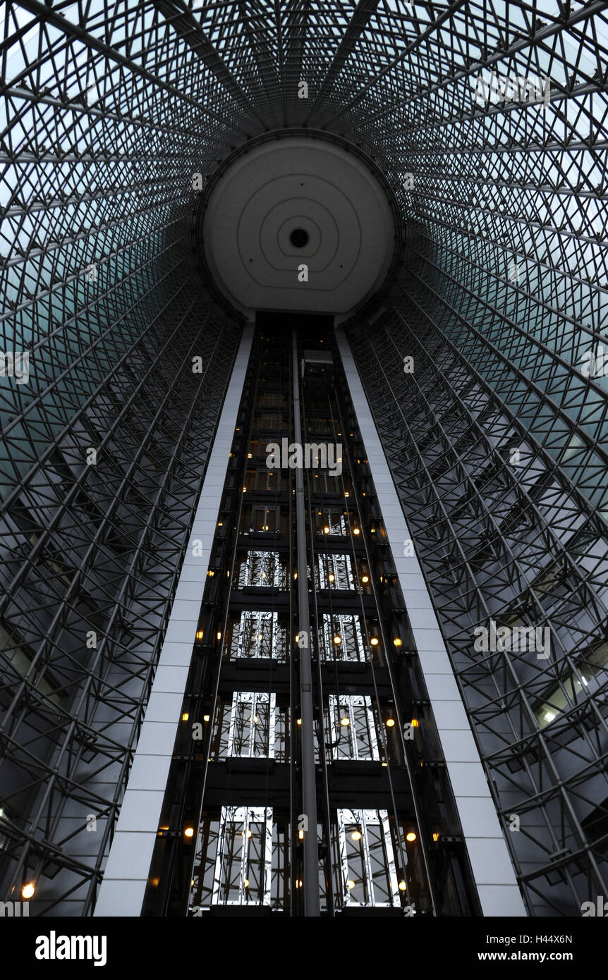 Architecture, tower, building, indoors, lift Stock Photo - Alamy