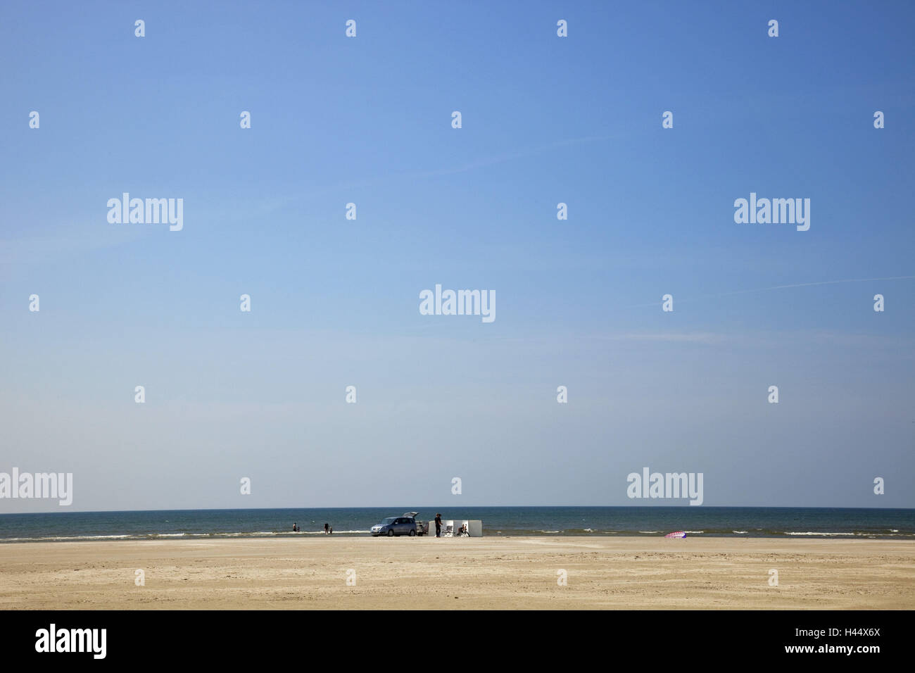 The North Sea, beach, sea view Stock Photo - Alamy