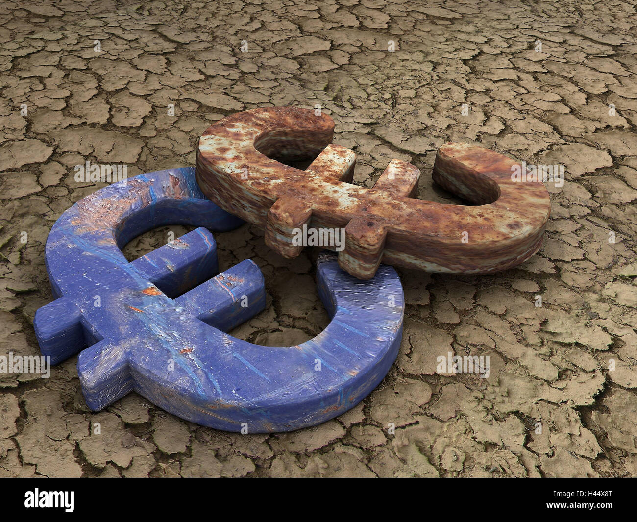 Computer graphics, eurocharacter, colourfully, rusts, euro, icons, two ...