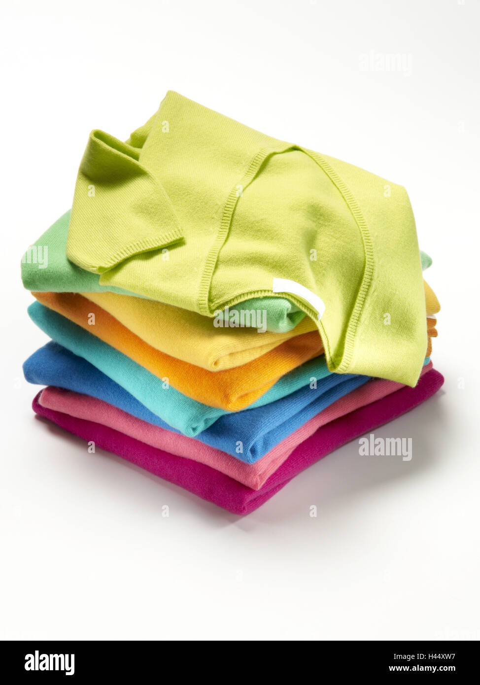 Pullover, cashmere, stack, colourful Stock Photo - Alamy