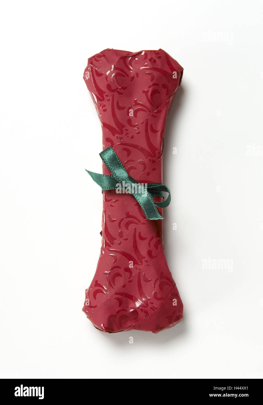 Present, dog bone, ribbon Stock Photo - Alamy