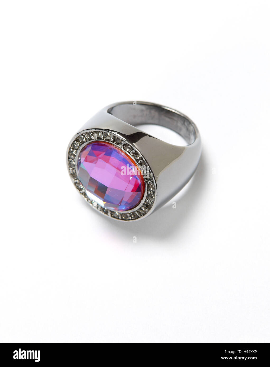 Ring, violet gemstone Stock Photo - Alamy