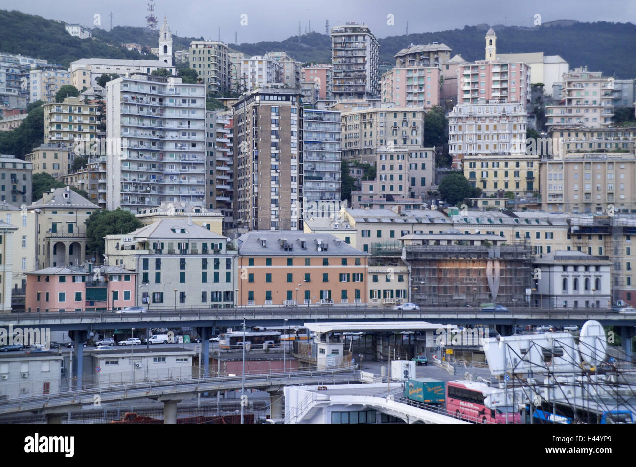 Italy, Genoa, townscape Stock Photo - Alamy