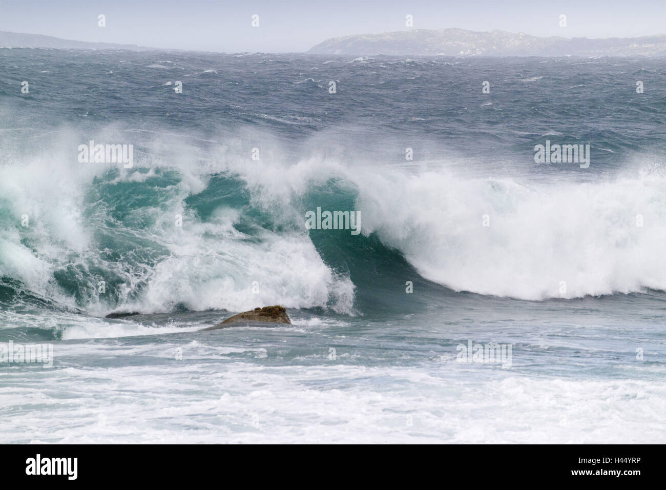 Sea, stormily, surf Stock Photo - Alamy