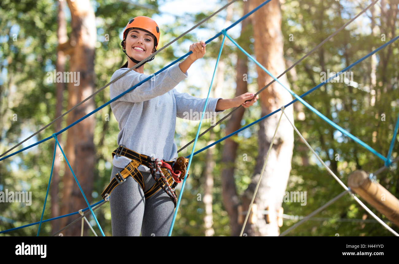 High ropes hi-res stock photography and images - Alamy