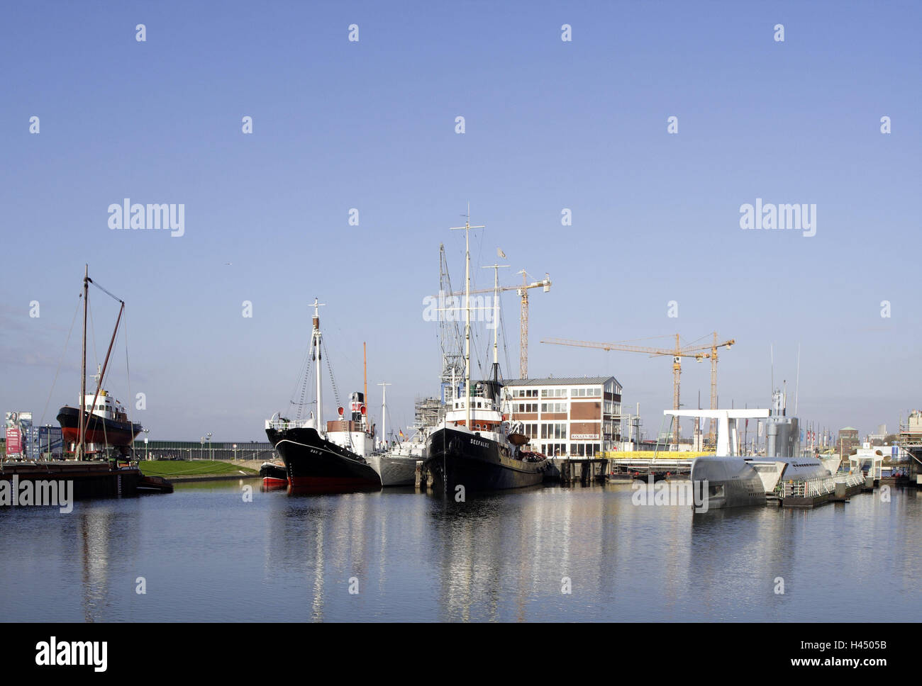 Germany, Bremerhaven, German Maritime Museum, ships, northern Germany ...