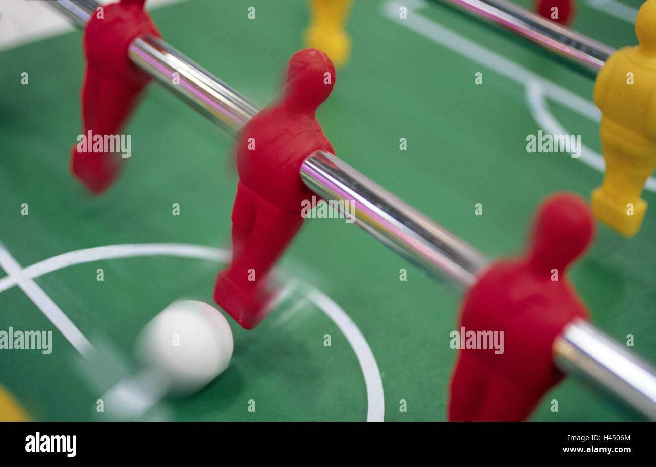 Table football, game scene, detail, Table soccer game, players, leisure ...