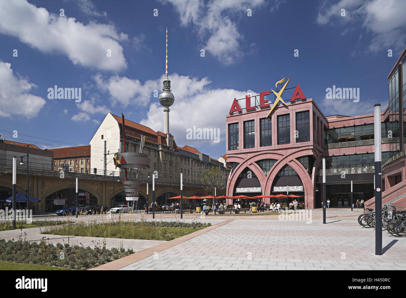 Germany, Berlin, department store Alexa, television tower, town ...