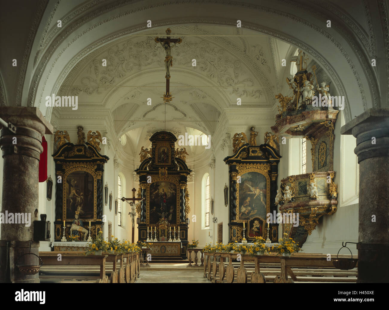 Germany, Bavaria, Swabia, castle leading home, band, Donauwoerth ...