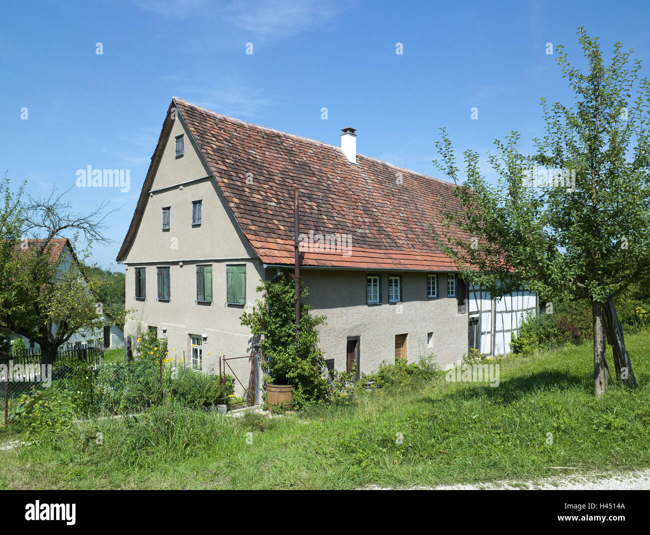 Germany, Baden-Wurttemberg, Beuren, open-air museum, carpenter's house ...