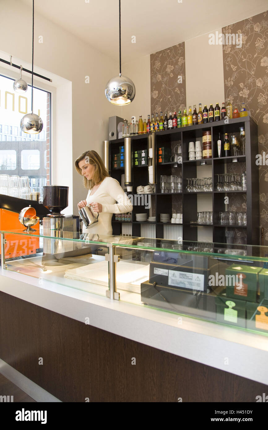 Cafe, inside, service, bar Stock Photo - Alamy