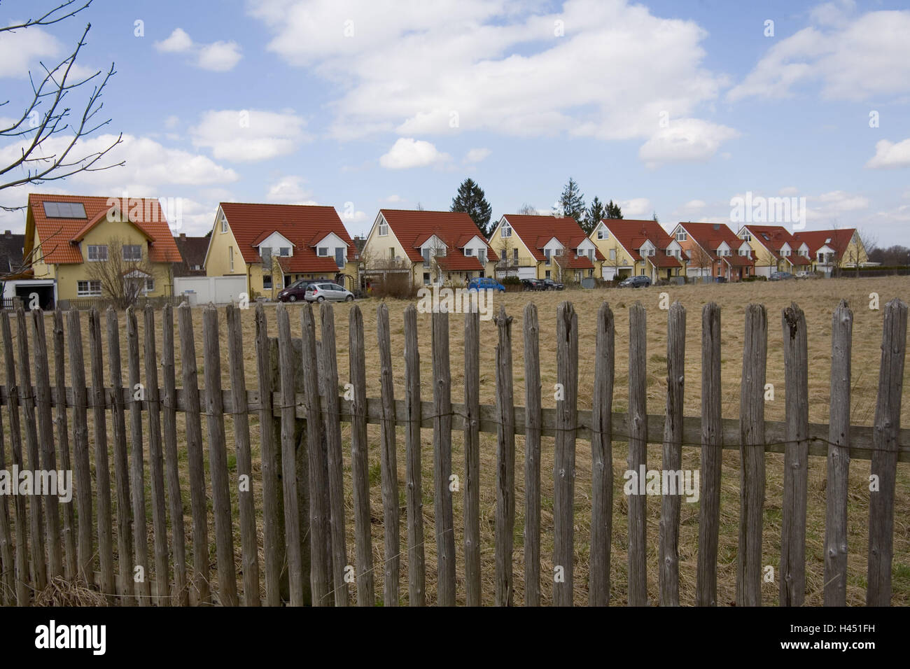 Germany, Bavaria, Munich, residential houses, München-Riem Stock Photo ...