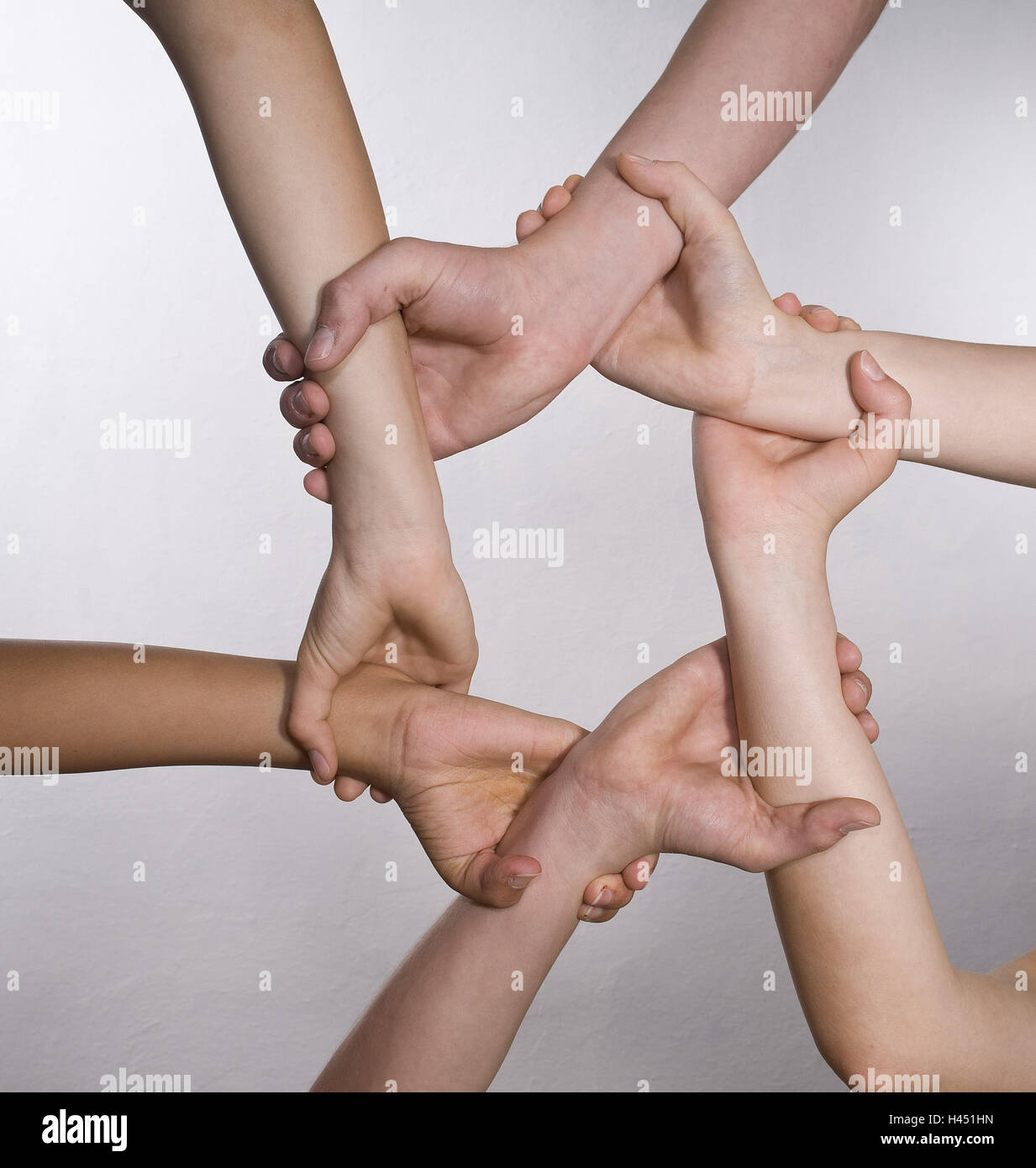 Hold Hands Circle High Resolution Stock Photography and Images - Alamy