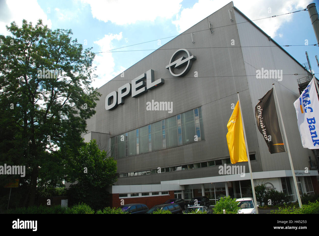 Germany, North Rhine-Westphalia, Bochum, car opus Opel, company ...