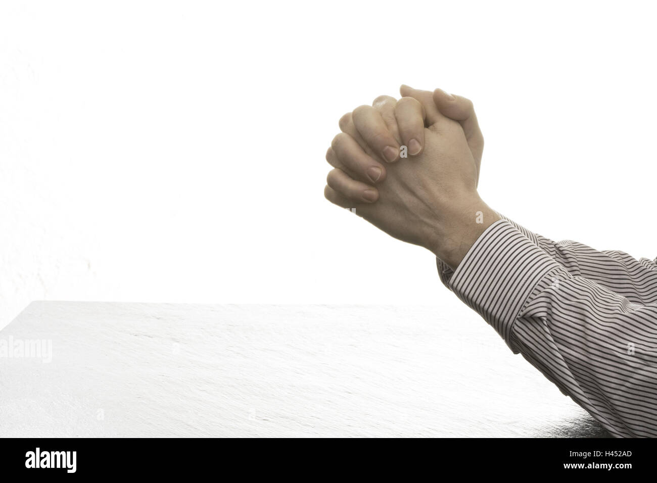 Man, detail, hands, folded Stock Photo - Alamy