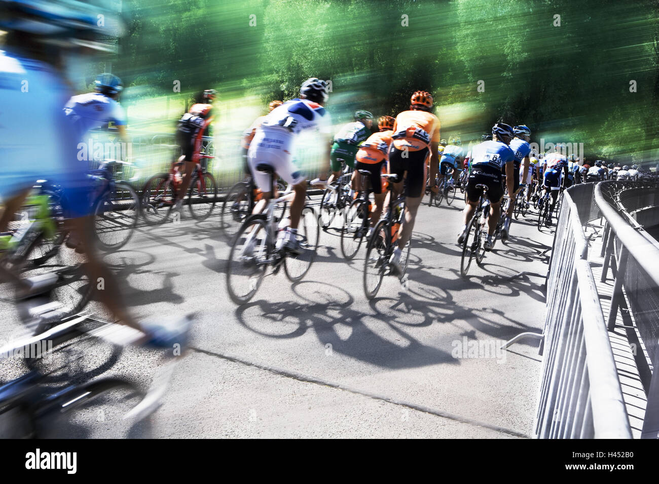Back view of cyclist hi-res stock photography and images - Alamy