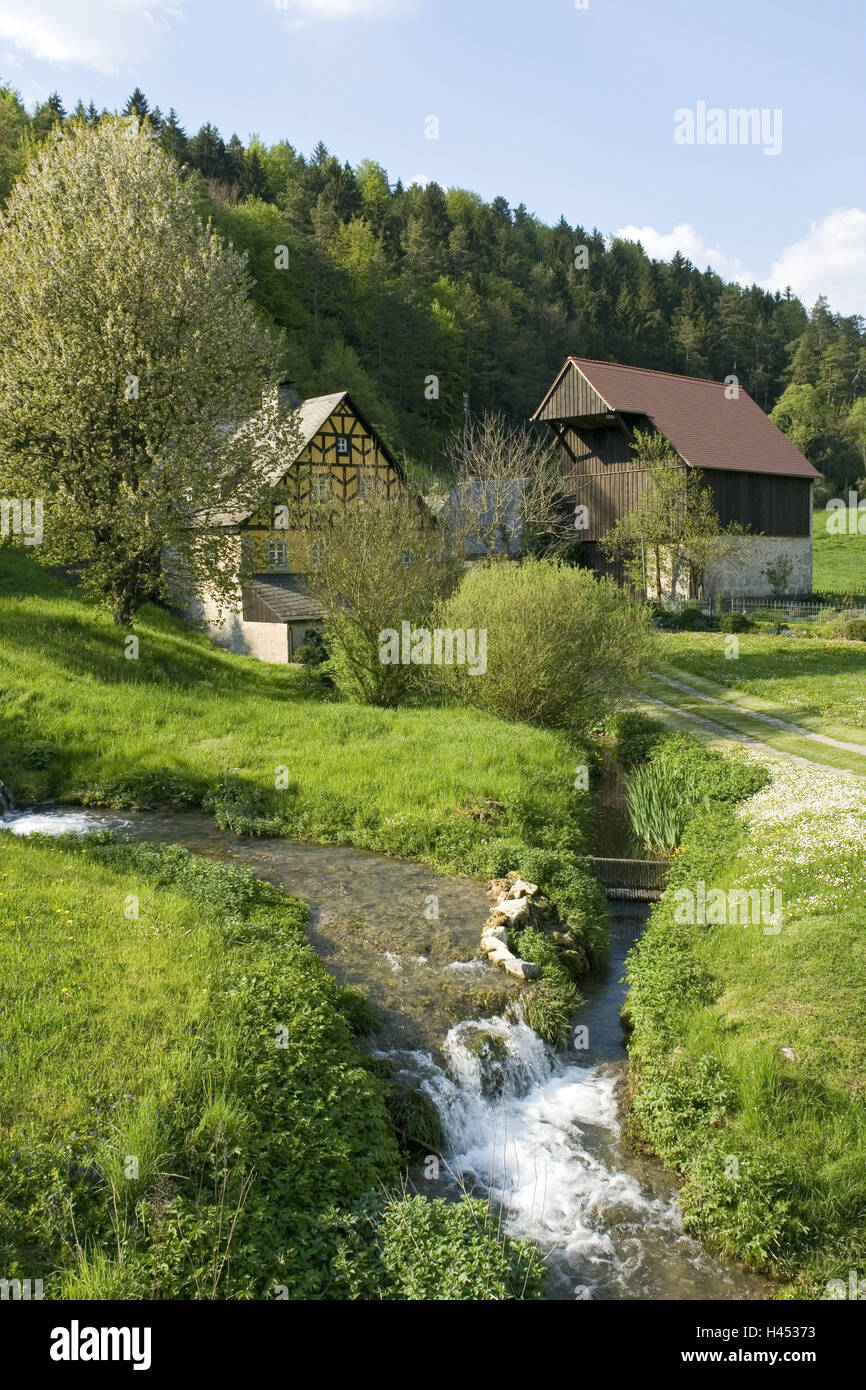 Germany, Bavaria, Heiligenstadt (town), Veilbronn, scenery, nature ...