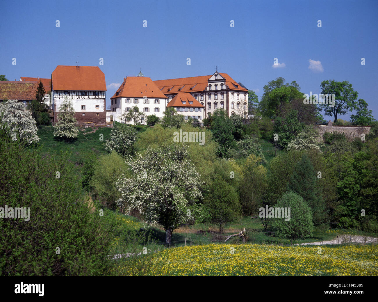 Germany, Baden-Wurttemberg, Sulz on the Neckar, cloister Kirchberg ...
