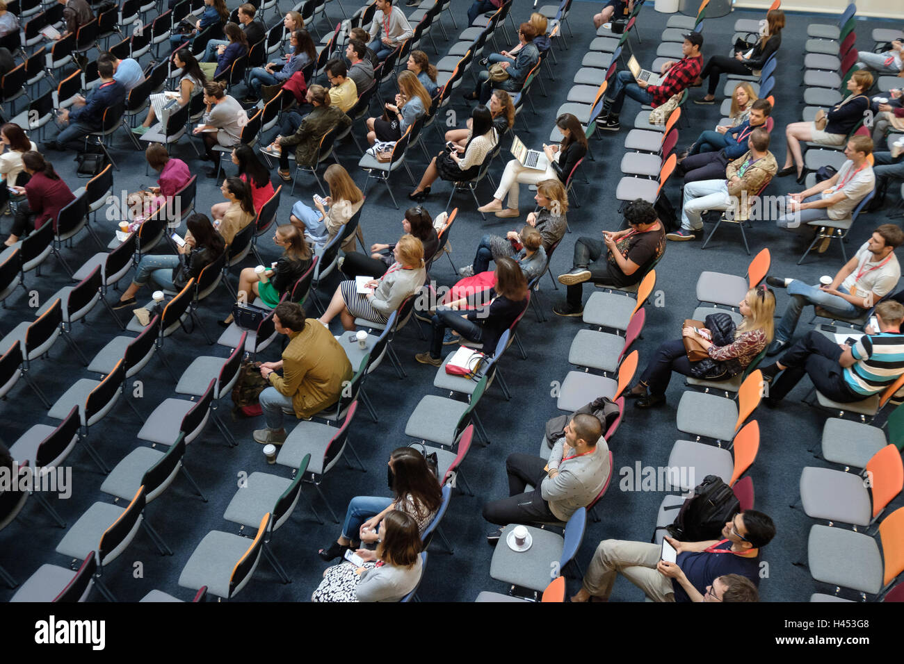 Audience at a conference Stock Photo - Alamy