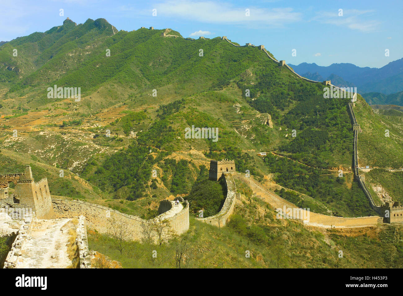 China, Great Wall, mountain landscape, sight Stock Photo - Alamy