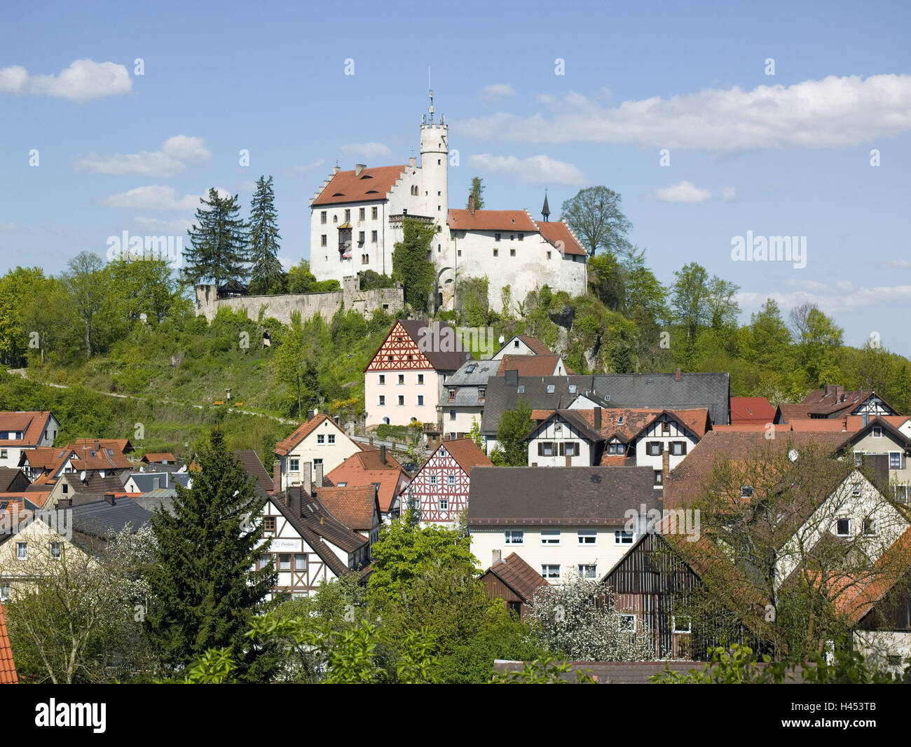 Germany, Bavaria, Gößweinstein, castle, landmark, place of interest ...