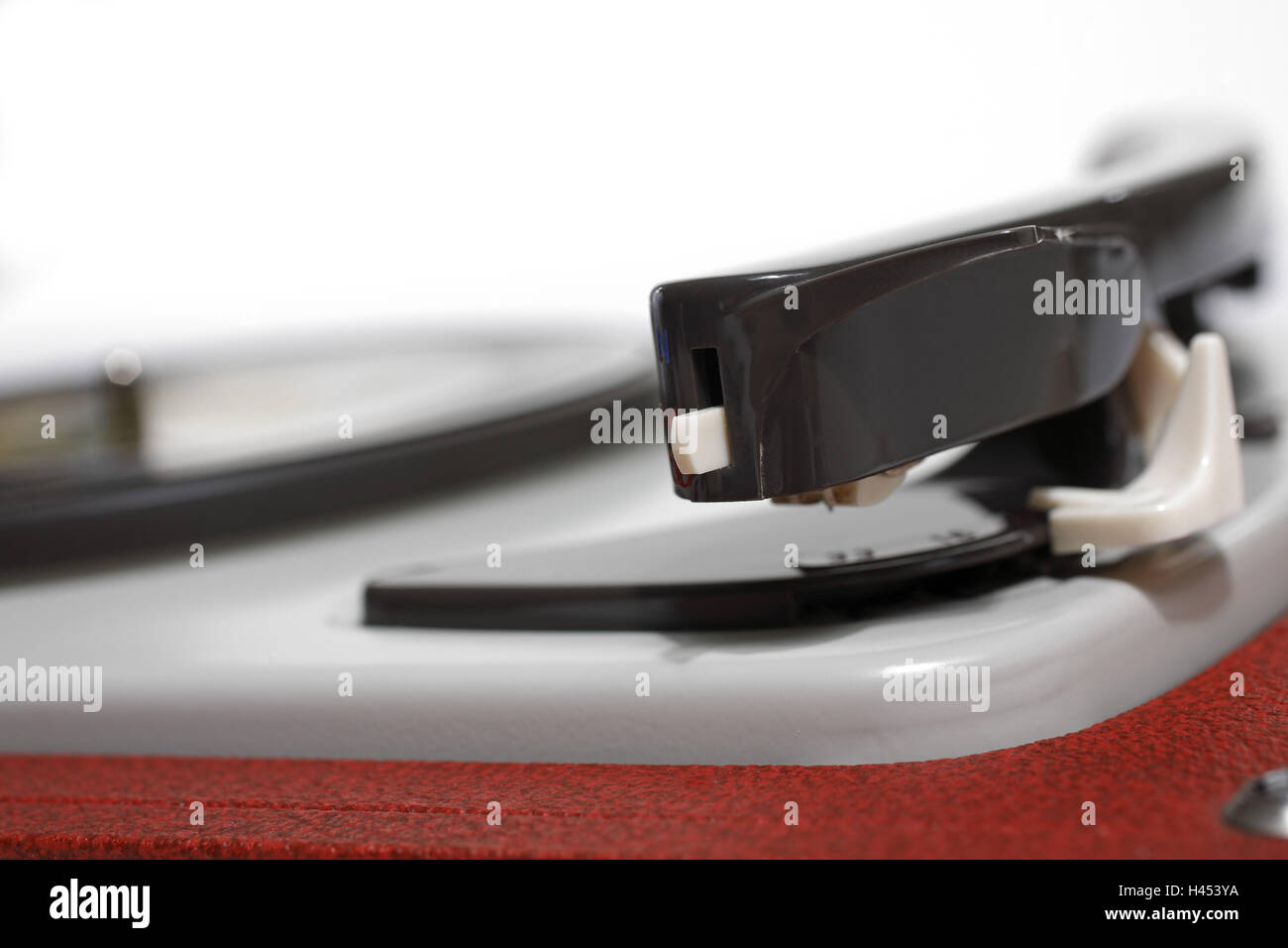 Record player, nostalgically, pick-up arm, medium close-up Stock Photo ...