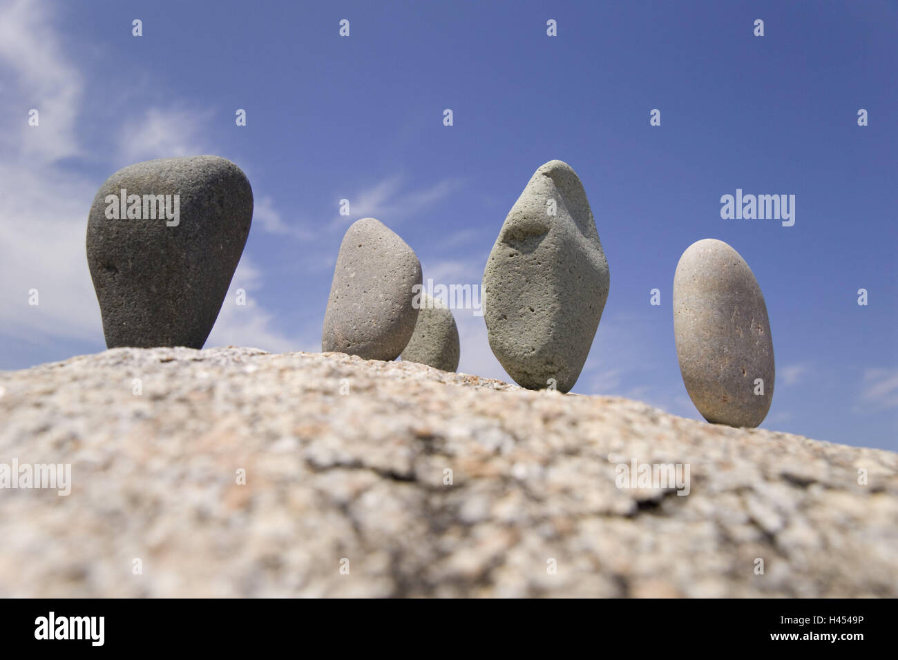 Granite rocks, stones, raised, conception, balance, balance, rock ...