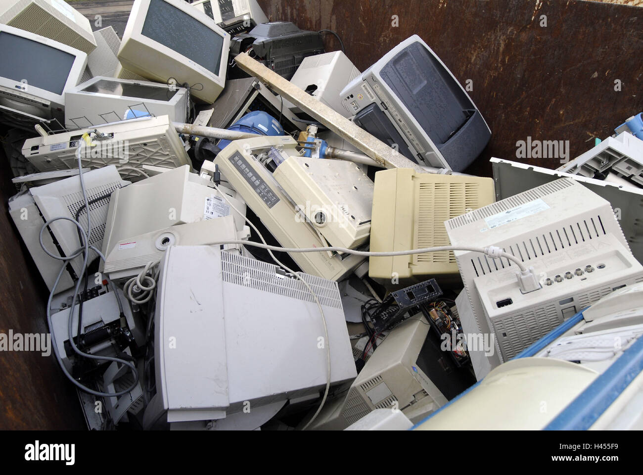 Scrap Metal Container High Resolution Stock Photography and Images - Alamy