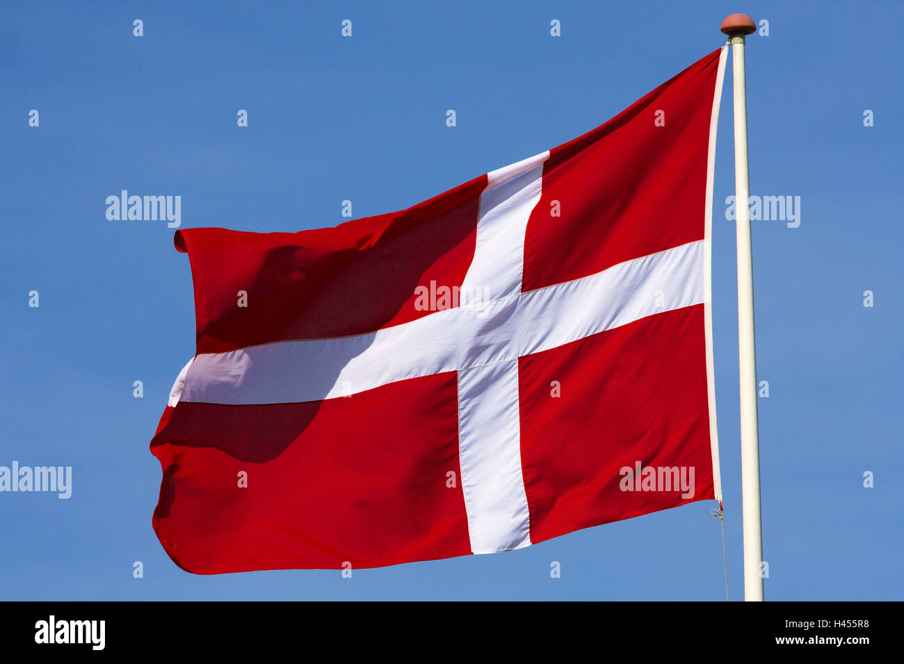 Denmark, national flag Stock Photo - Alamy