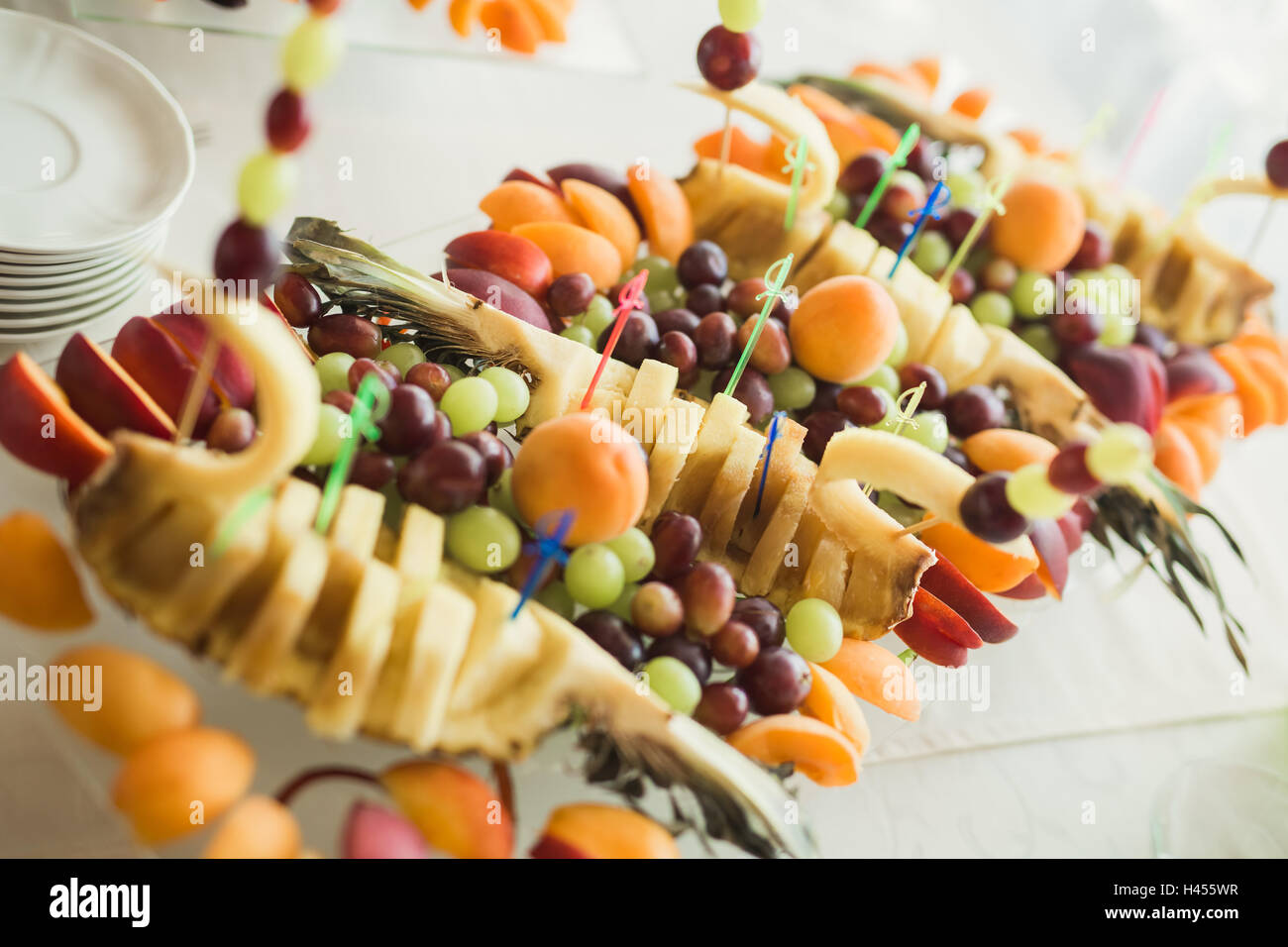 Buffet table plate restaurant hi-res stock photography and images - Alamy