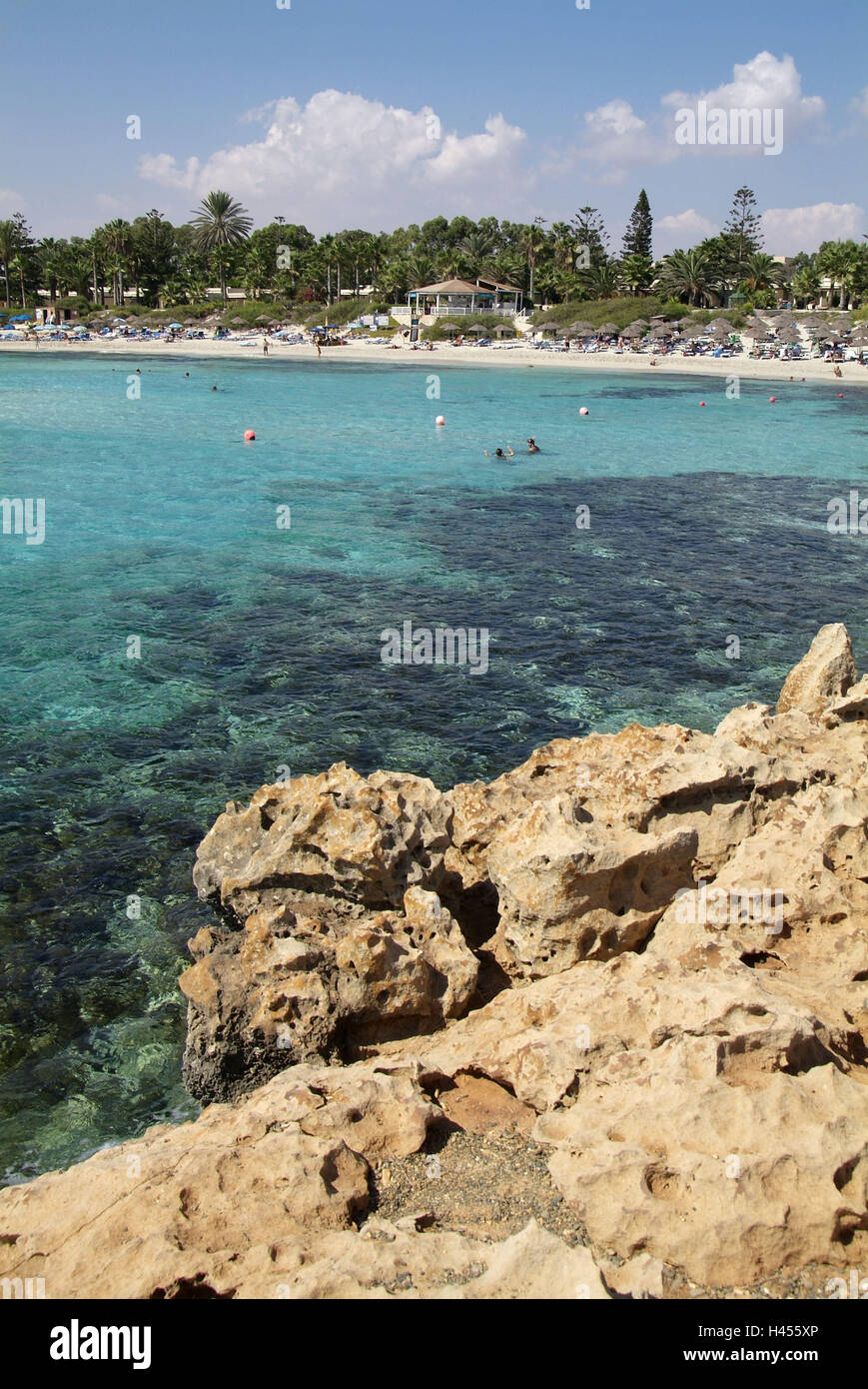 Cyprus, Greek part, Agia Napa, beach, sea, rocks Stock Photo - Alamy