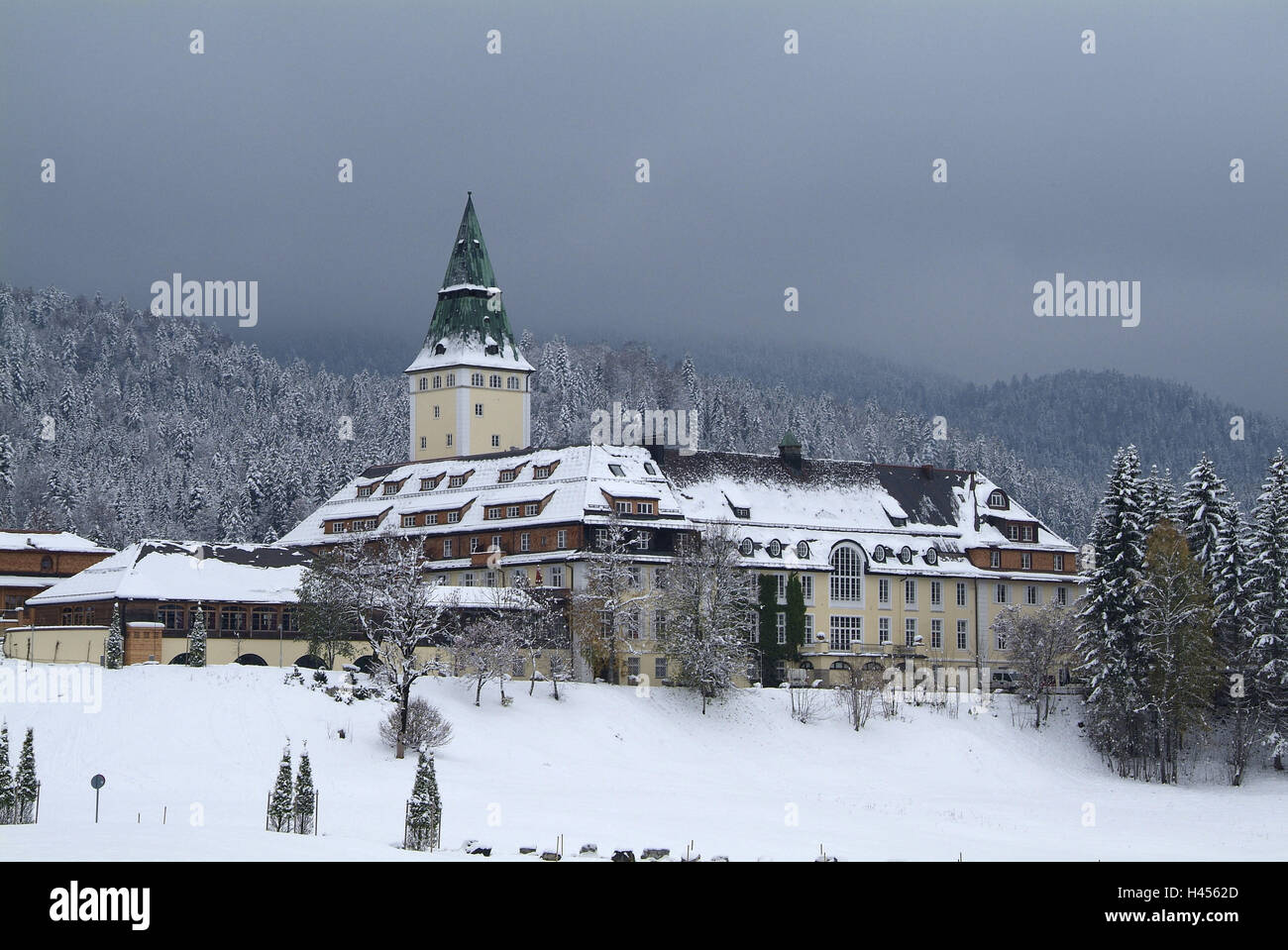Germany, Bavaria, Werdenfelser Land, Castle Elmau Stock Photo - Alamy