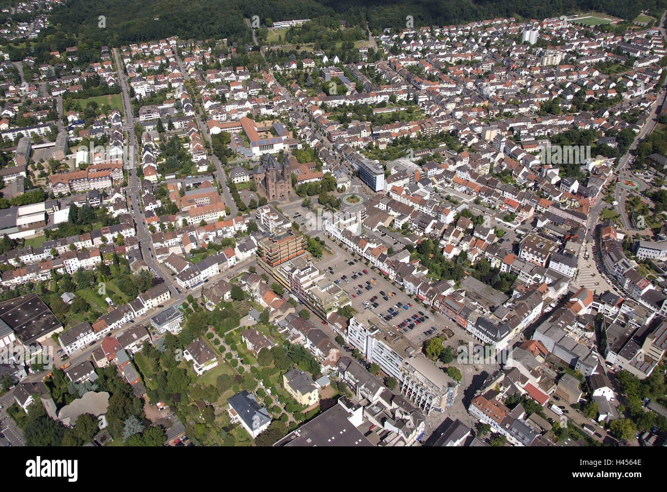 City centre aerial hi-res stock photography and images - Alamy