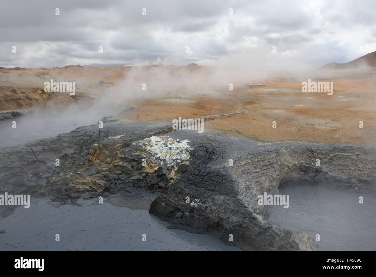 Geothermal area Namaskard, Iceland Stock Photo - Alamy