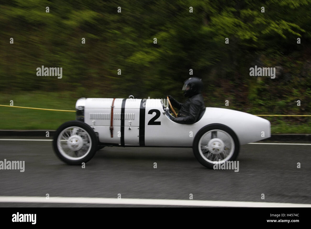 Boiler mountain race, old-timer car, mountain passage, Germany ...