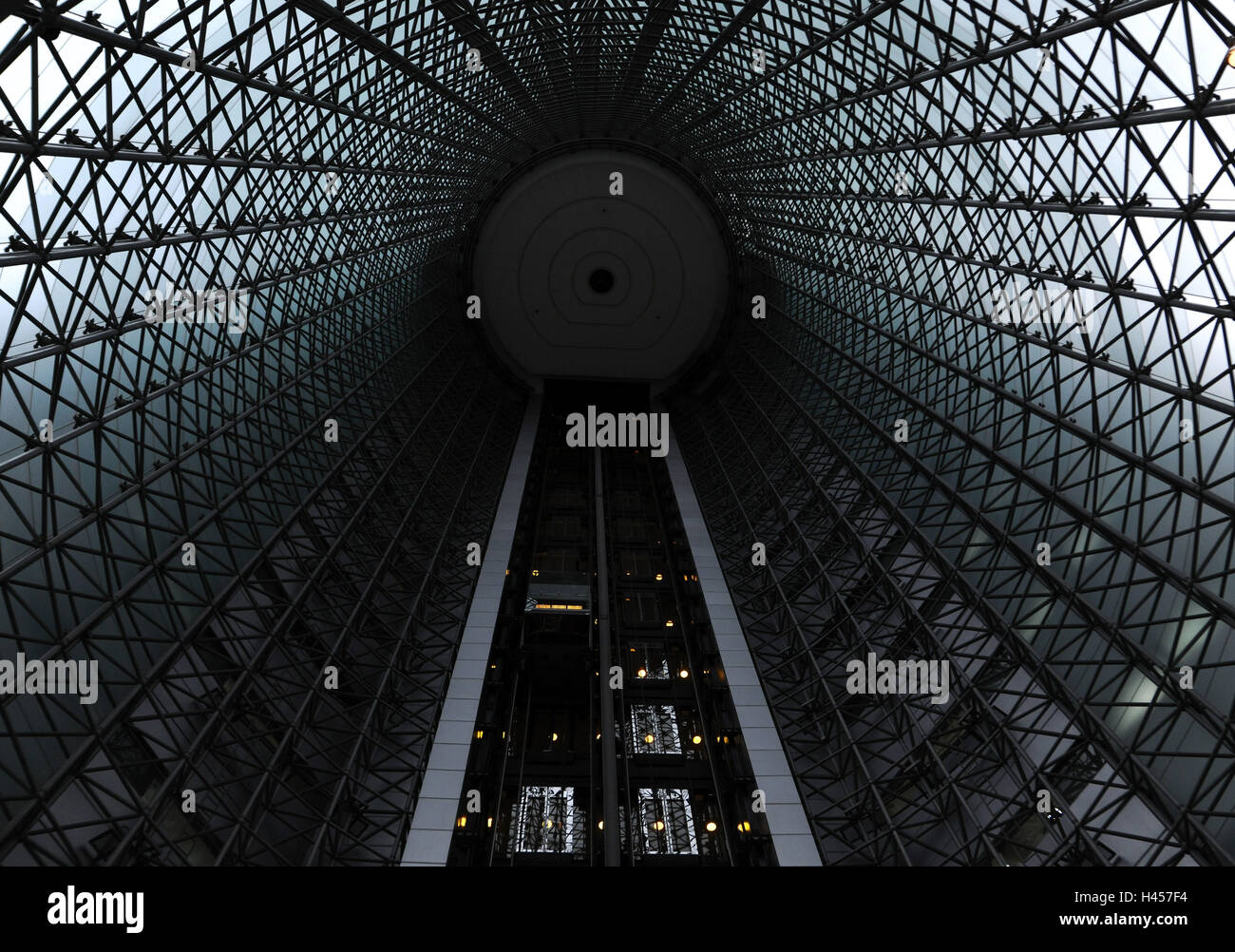 Architecture, tower, building, indoors, lift Stock Photo - Alamy