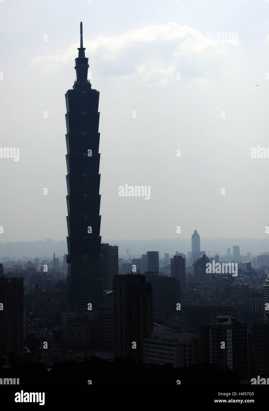 Taipei 101 Tower, skyscrapers, skyline, heaven, Taipeh, Taiwan Stock ...